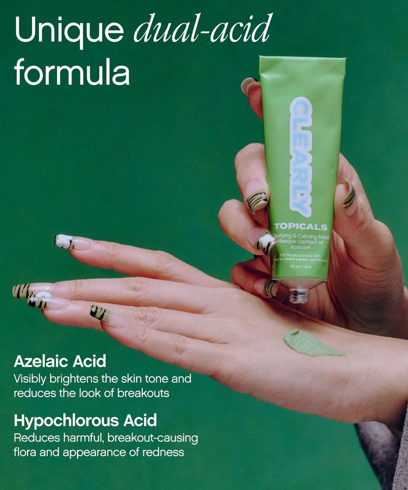 Topicals Clearly Clarifying & Calming Mask For Breakout-Prone Skin ...