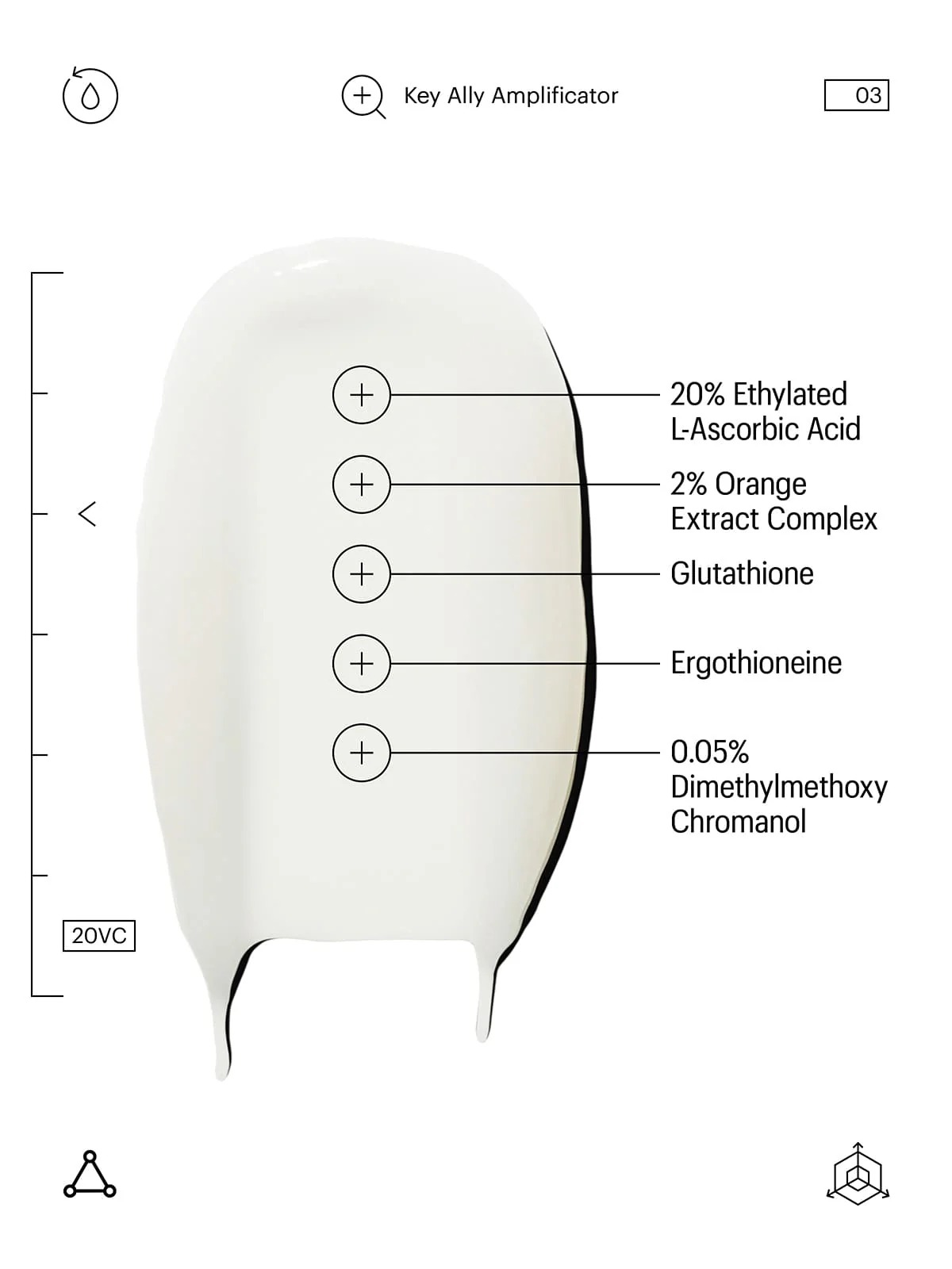 Allies of Skin Vitamin C 20% & Citrus Cells Advanced Light Reflecting ...